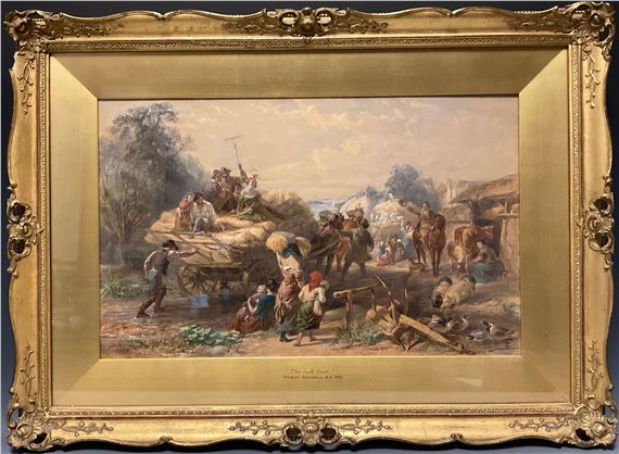 Frederick Goodall | The Last Load (1853) | MutualArt