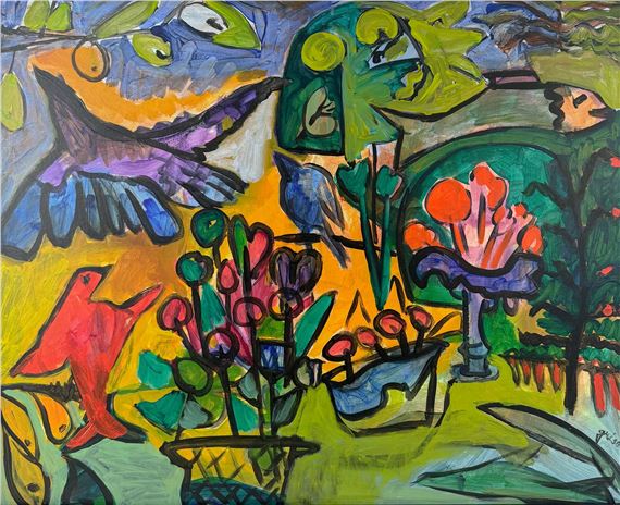 Nicole Élise Grisé | Grisé, Nicole Élise - Paysage coloré | MutualArt