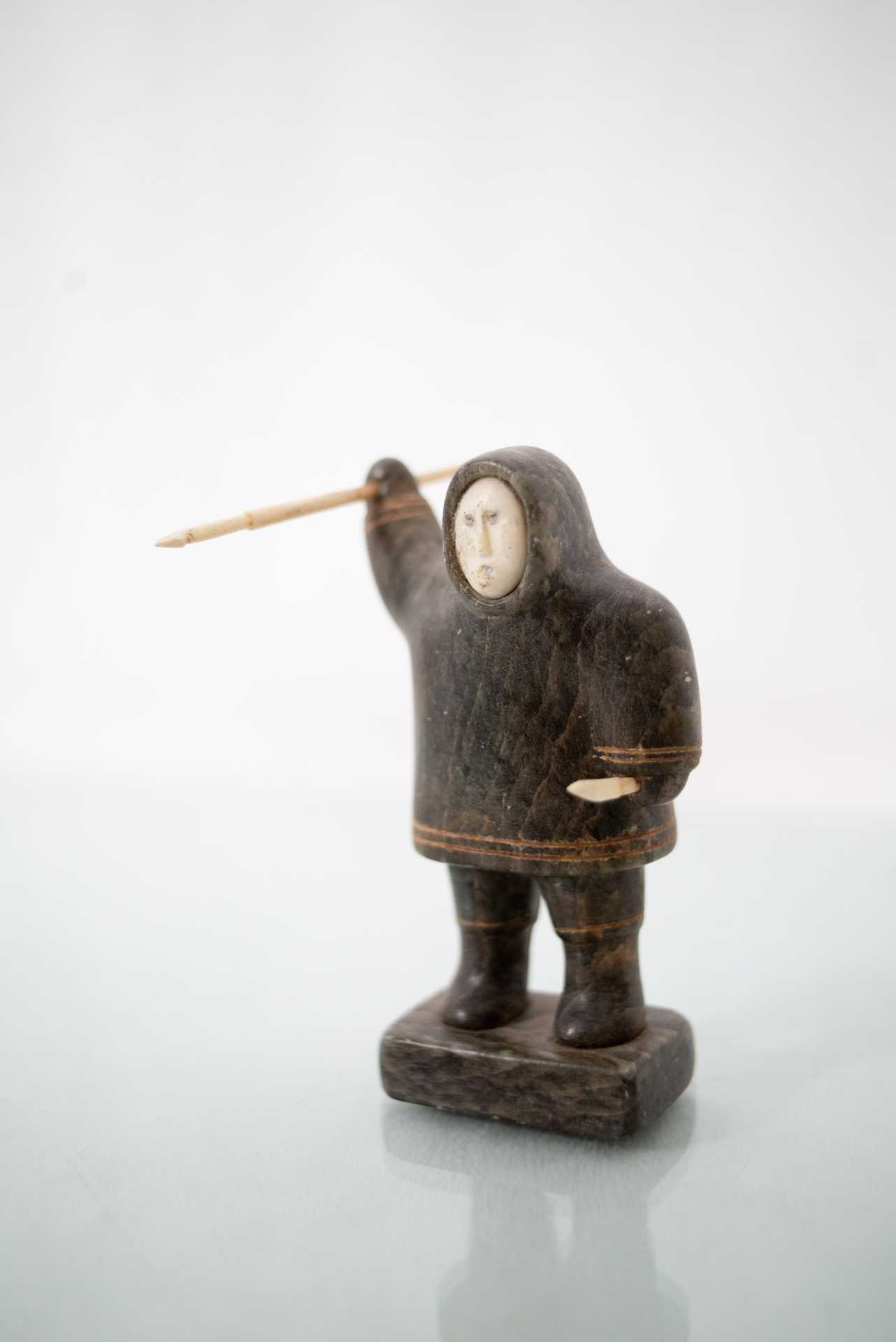Inuit School, 20th century | Inuit Carving - Hunter - 1960's (1960s ...