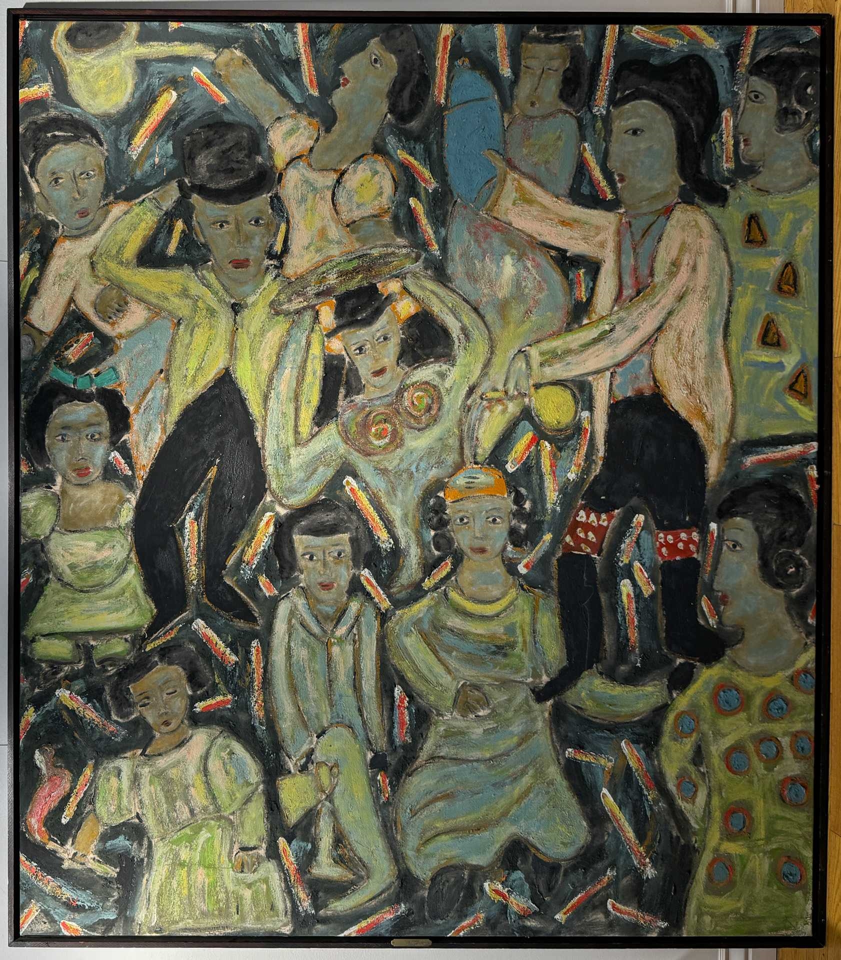 Claude A. Simard | At the Market (1994) | MutualArt