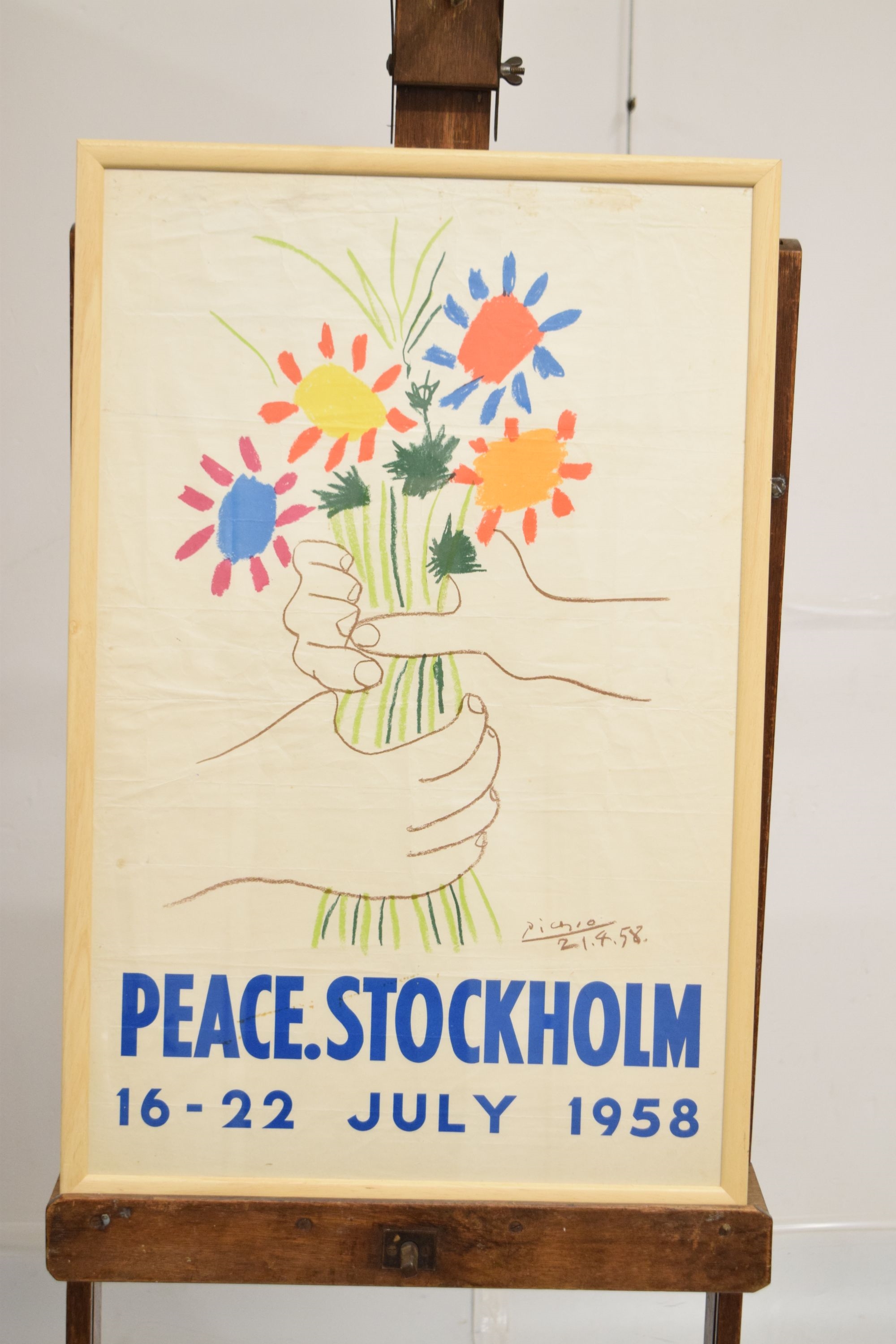 Pablo Picasso | Pablo Picasso poster for the Peace Stockholm Conference ...