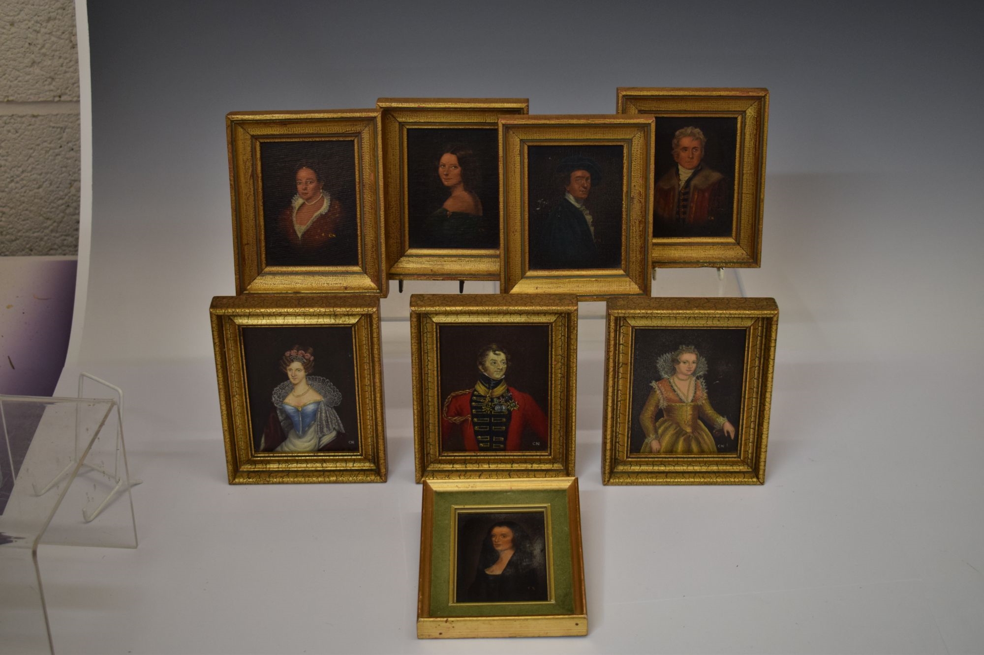 Claire Naylor | Eight portrait miniatures | MutualArt