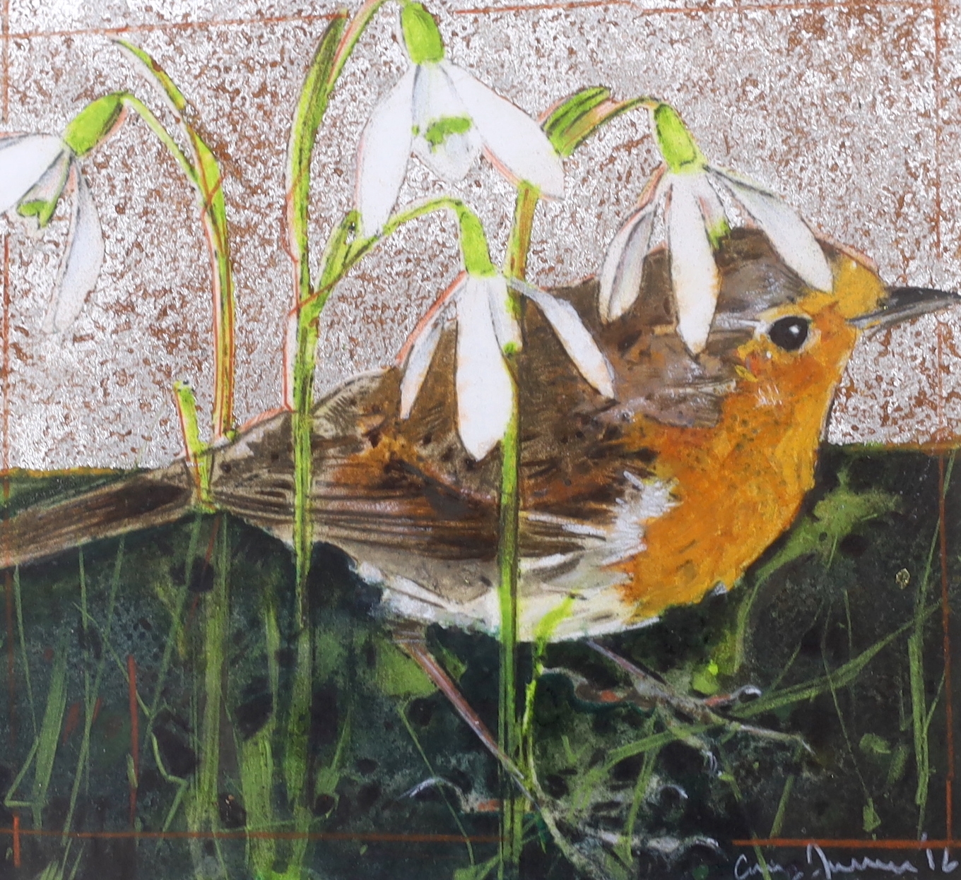 Gary Anderson | ‘Robin and Snowdrop’ | MutualArt