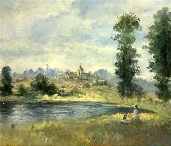 Marion Rice | Marion Rice Oil On Canvas Landscape | MutualArt