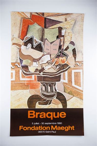 Georges Braque | The pedestal table, 1929 Four-color poster for the ...