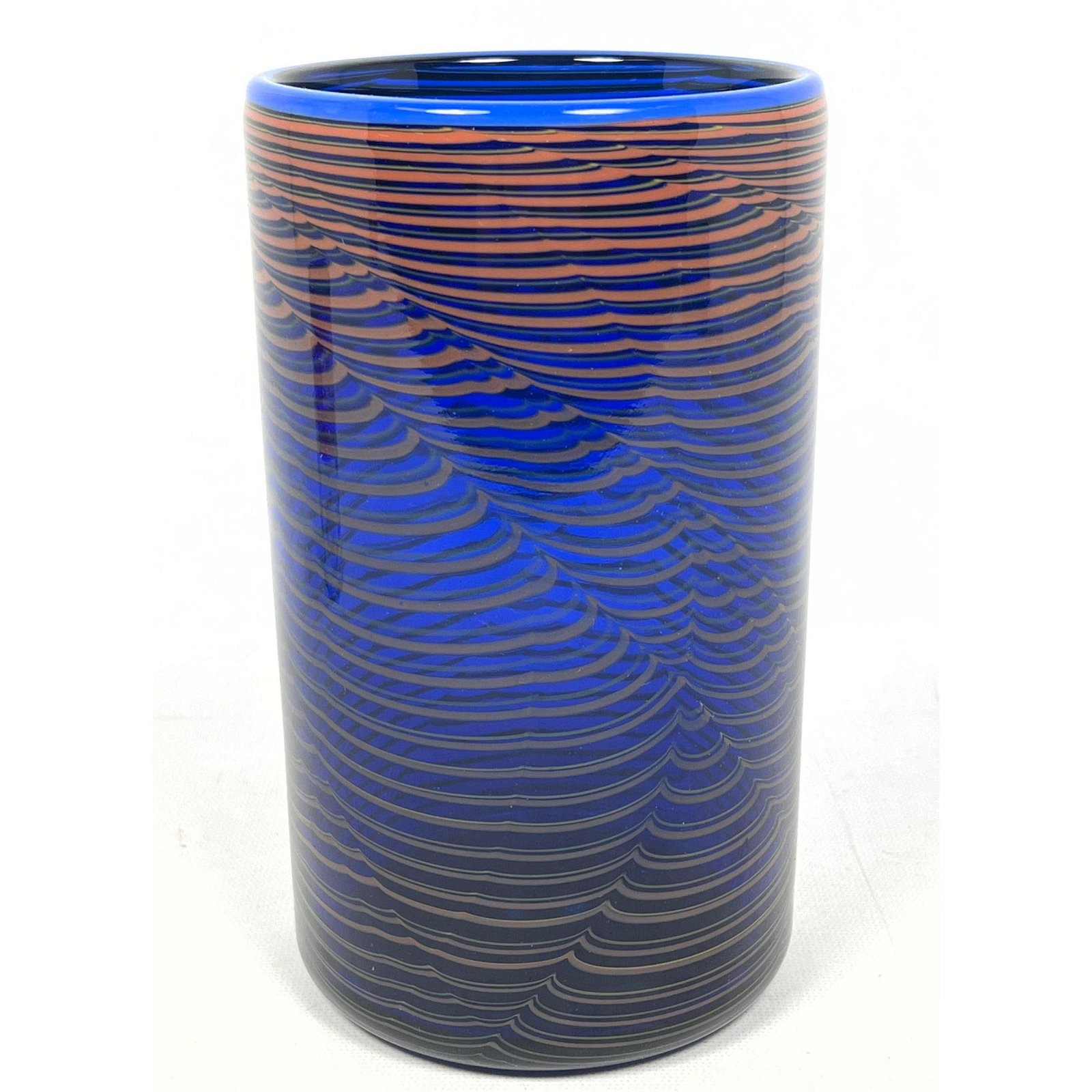 Mark Matthews | Mark Matthews Studio Art Glass Vase (18) | MutualArt
