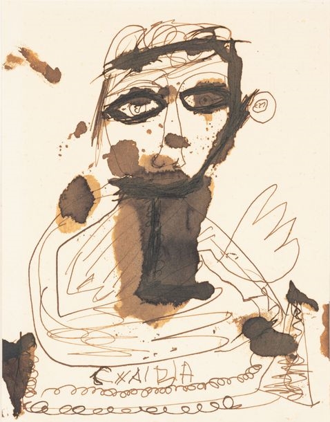 Chaibia Tallal | Portrait of a man | MutualArt