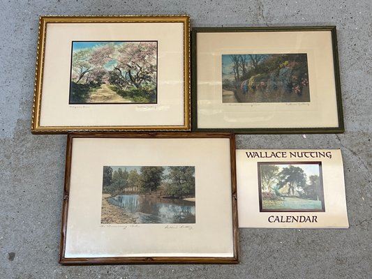 Wallace Nutting | Three Wallace Nutting Signed Colored Photographs ...