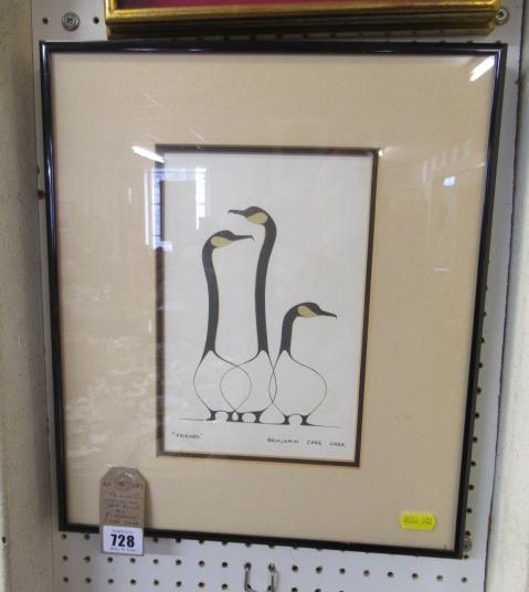 Benjamin Chee Chee | FRIENDS CANADIAN GEESE PRINT BY BENJAMIN CHEE CHEE ...