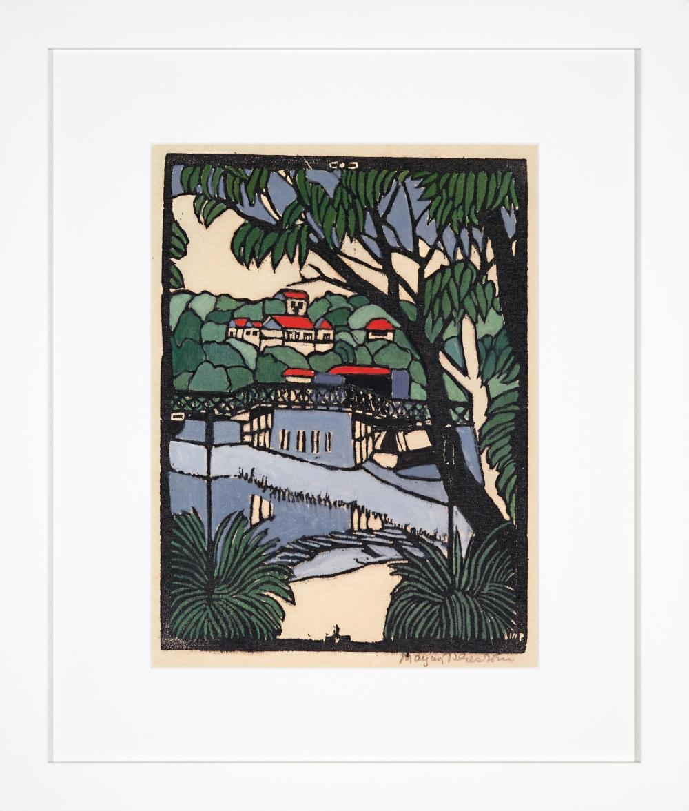 Margaret Preston | Overlooking Mosman Bridge | MutualArt