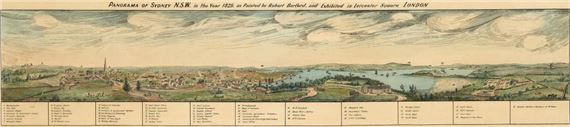 Robert Burford | Panorama of Sydney, N.S.W., in the year (1829) | MutualArt