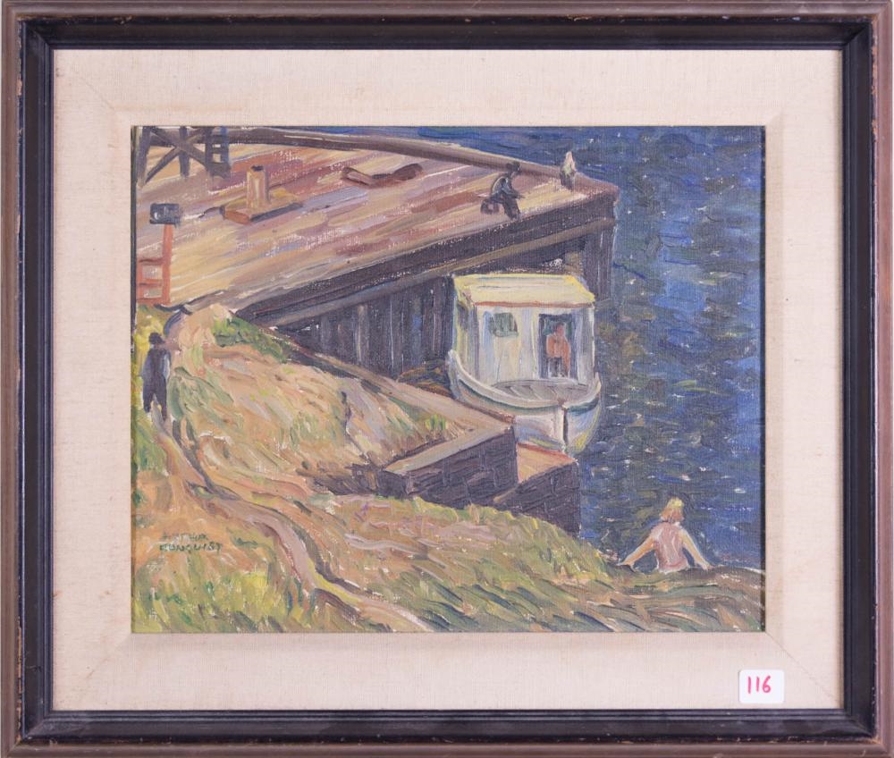 Arthur Runquist | ARTHUR RUNQUIST OIL ON CANVAS | MutualArt