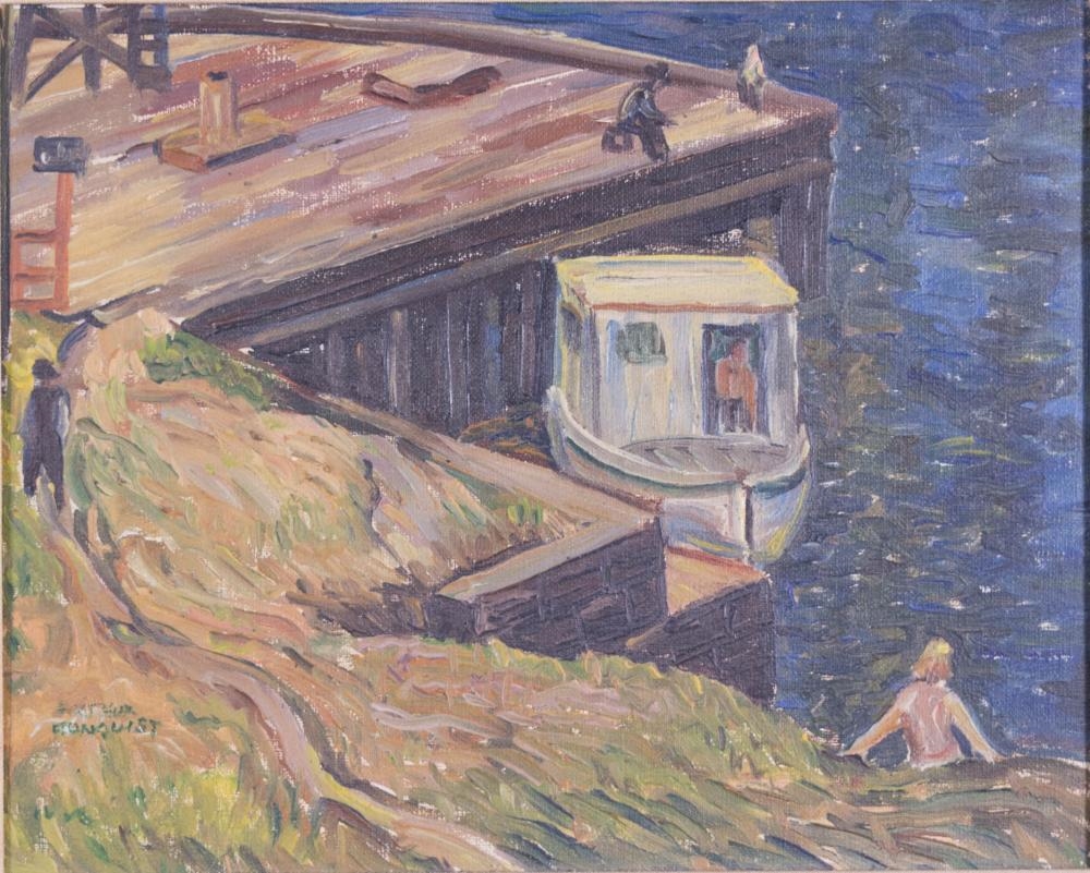 Arthur Runquist | ARTHUR RUNQUIST OIL ON CANVAS | MutualArt