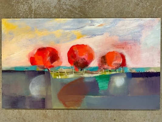 Bahar Behbahani | Bahar Behbahani Acrylic Landscape #2 (2005) | MutualArt