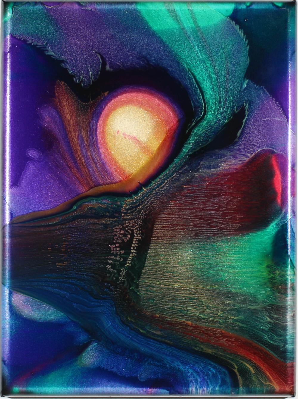 Elan Vital | ELAN VITAL THREE ACRYLICS ON CANVAS | MutualArt