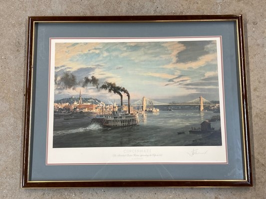 John Stobart | John Stobart Signed Print. Cincinnati | MutualArt