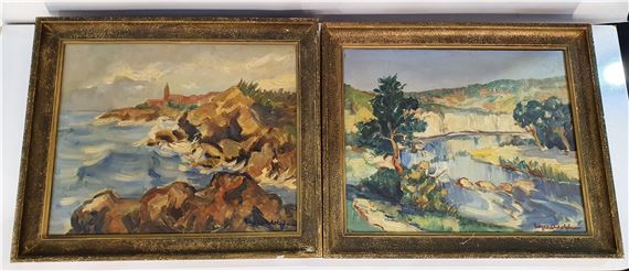 Adolphe Roger | ROGER ADOLPHE (French 20th century) x 2, 'Sete, La ...