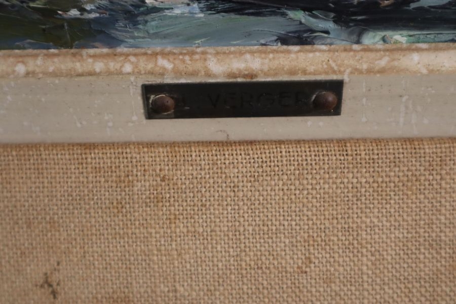 Luc Verger | Caravan in the snow | MutualArt