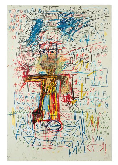 Jean-Michel Basquiat | Untitled IV, from The Figure Portfolio (1982 ...