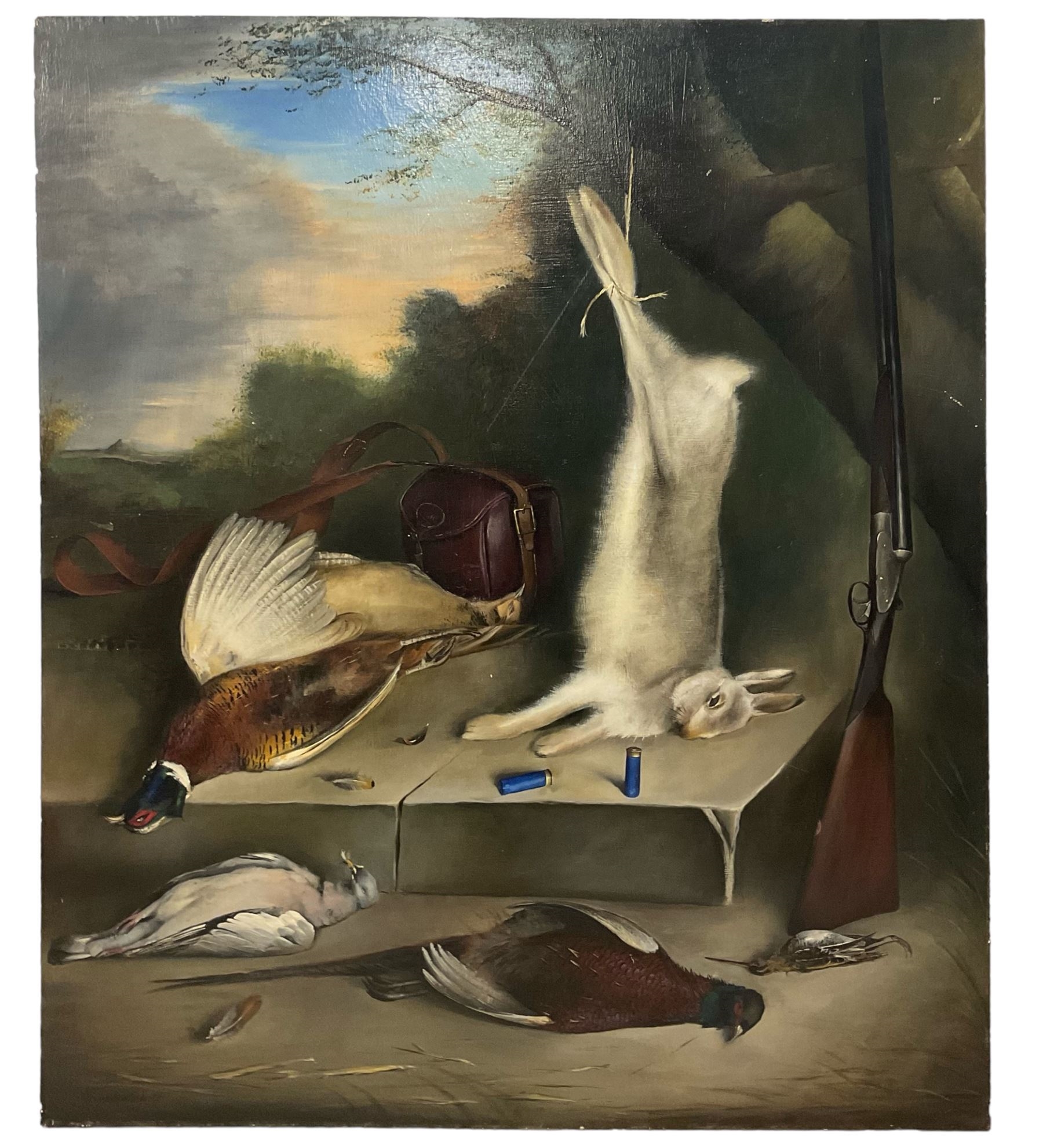 William Gould | Still Life of Dead Game with Shotgun | MutualArt