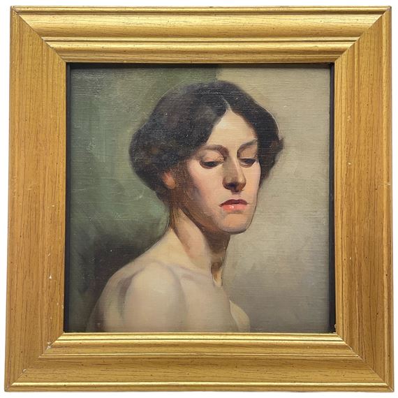 John Singer Sargent | Head and Shoulders Portrait of a Nude Youth ...