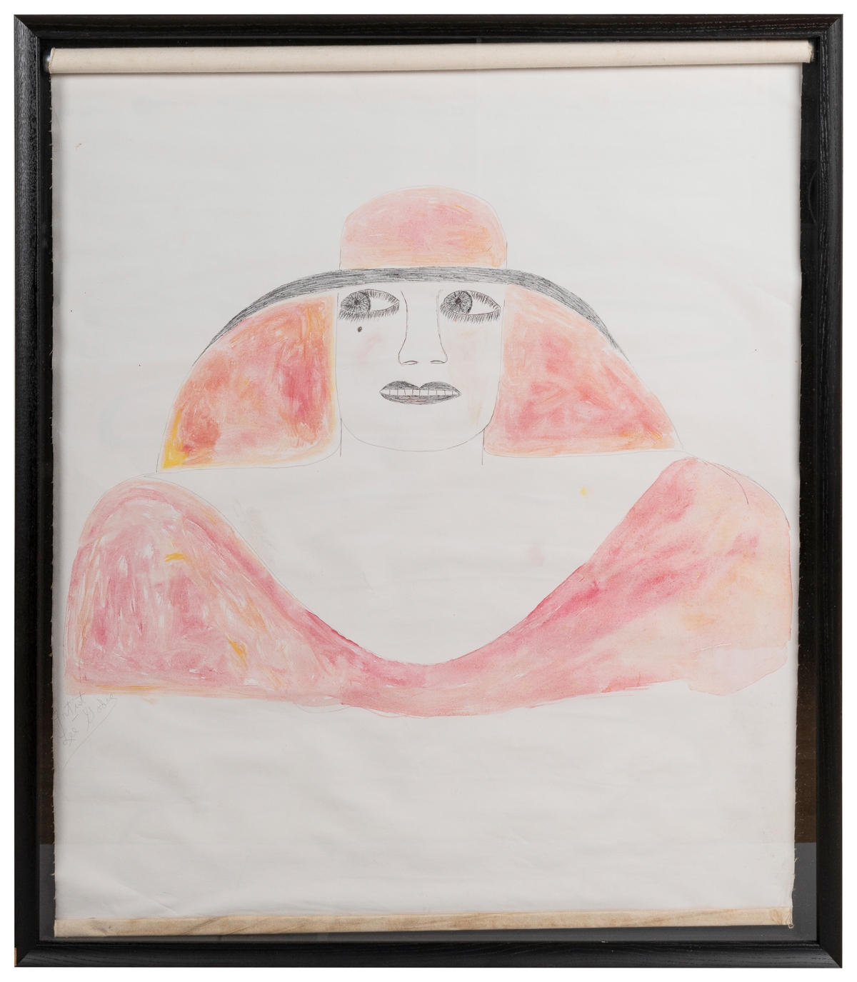 Lee Godie | Woman in Hat | MutualArt