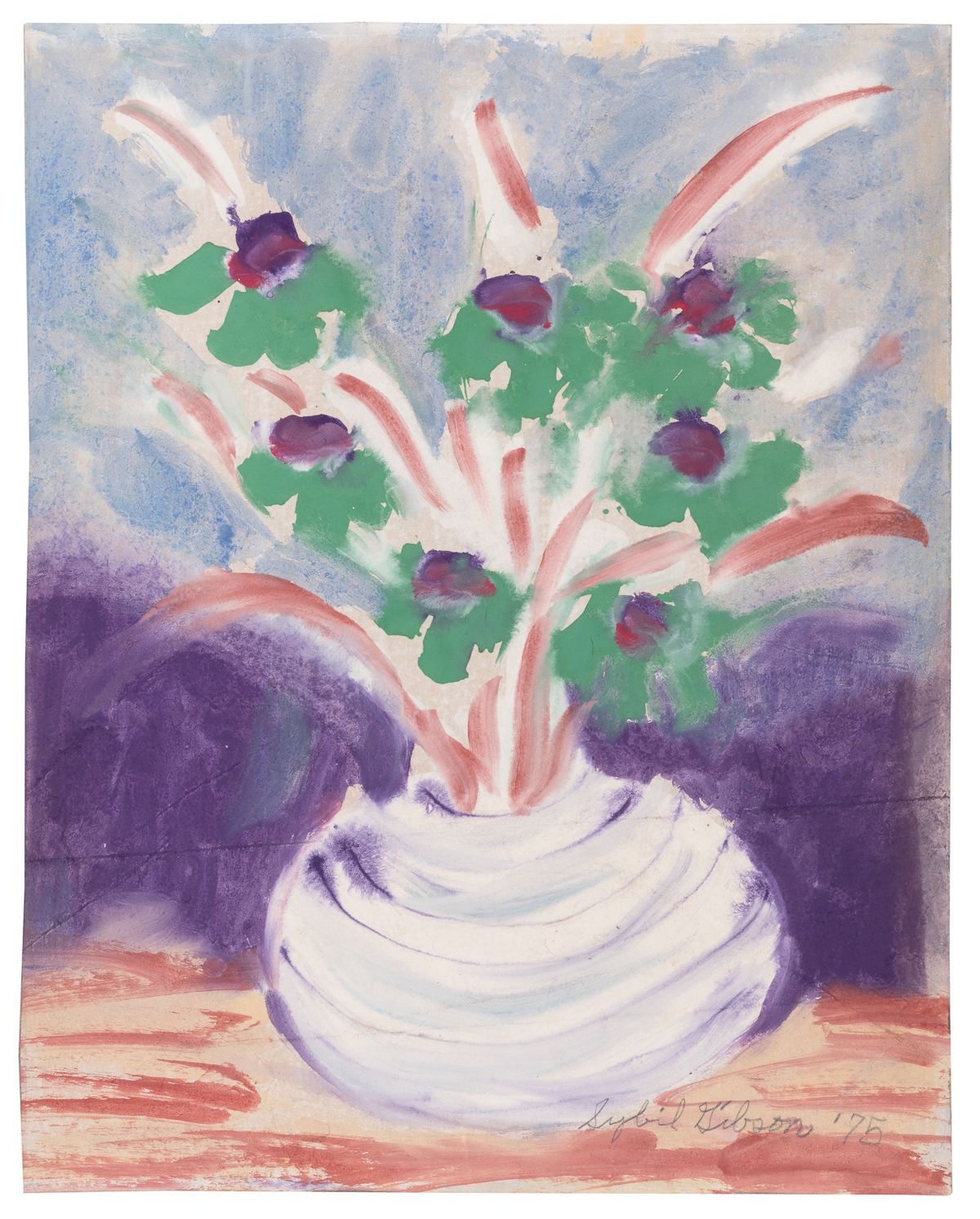 Sybil Gibson | Sybil Gibson shows the merit of white in this (1975 ...