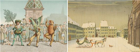 Niklaus Stoecklin | Vogel Gryff (1945) (1949) | MutualArt