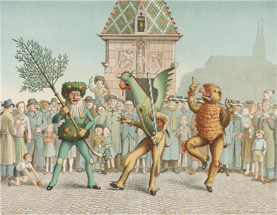 Niklaus Stoecklin | Vogel Gryff (1945) (1949) | MutualArt