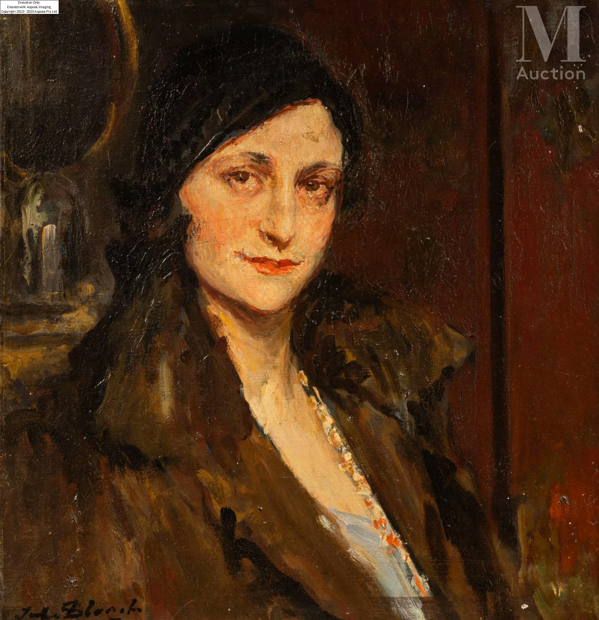 Jacques-Emile Blanche | Portrait de Denise Blanche (1861) | MutualArt