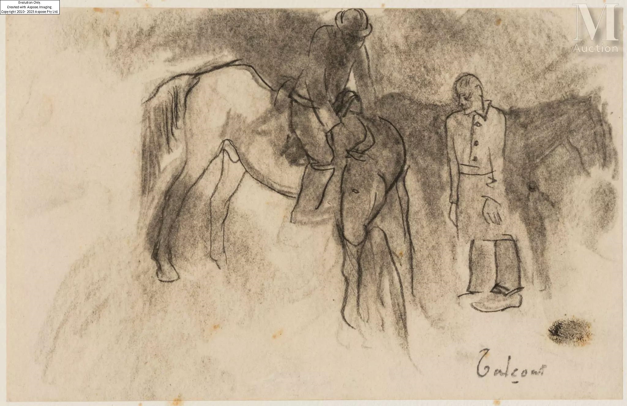 Pierre Tal-Coat | Au manège (1905) | MutualArt