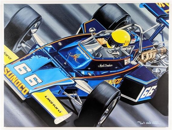 Colin Carter | Colin Carter Mark Donohue Canvas Print | MutualArt