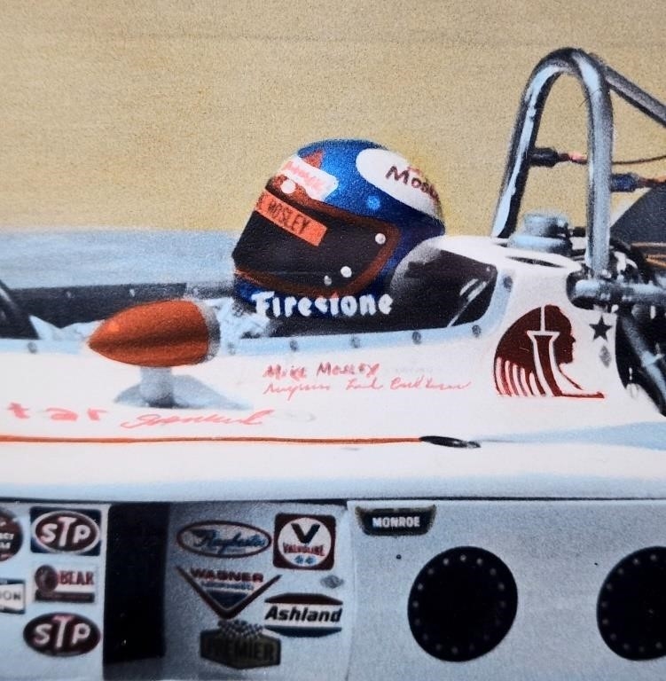 Ken Coles | 1973 Mike Mosley Indy 500 Colorized Photo (1973) | MutualArt