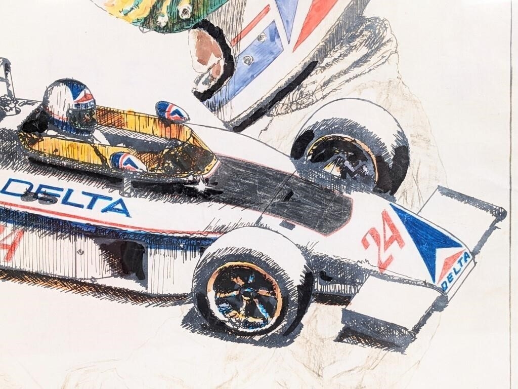 Ron Burton | Indy Car Racing Original Art By Ron Burton | MutualArt