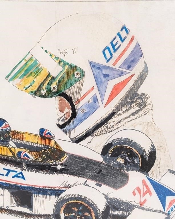 Ron Burton | Indy Car Racing Original Art By Ron Burton | MutualArt