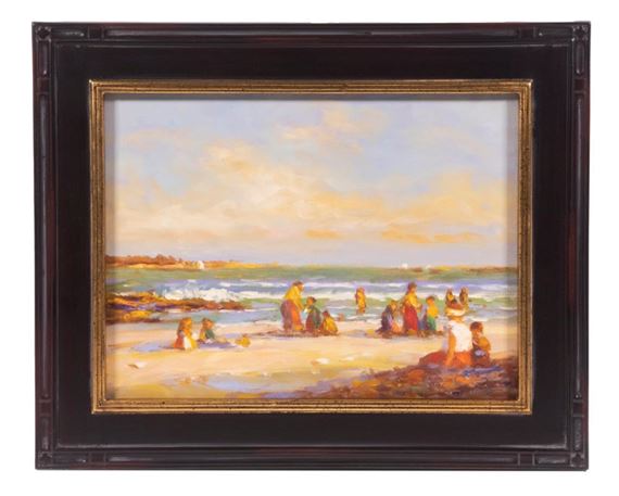 Vern Broe | A Day at the Beach | MutualArt