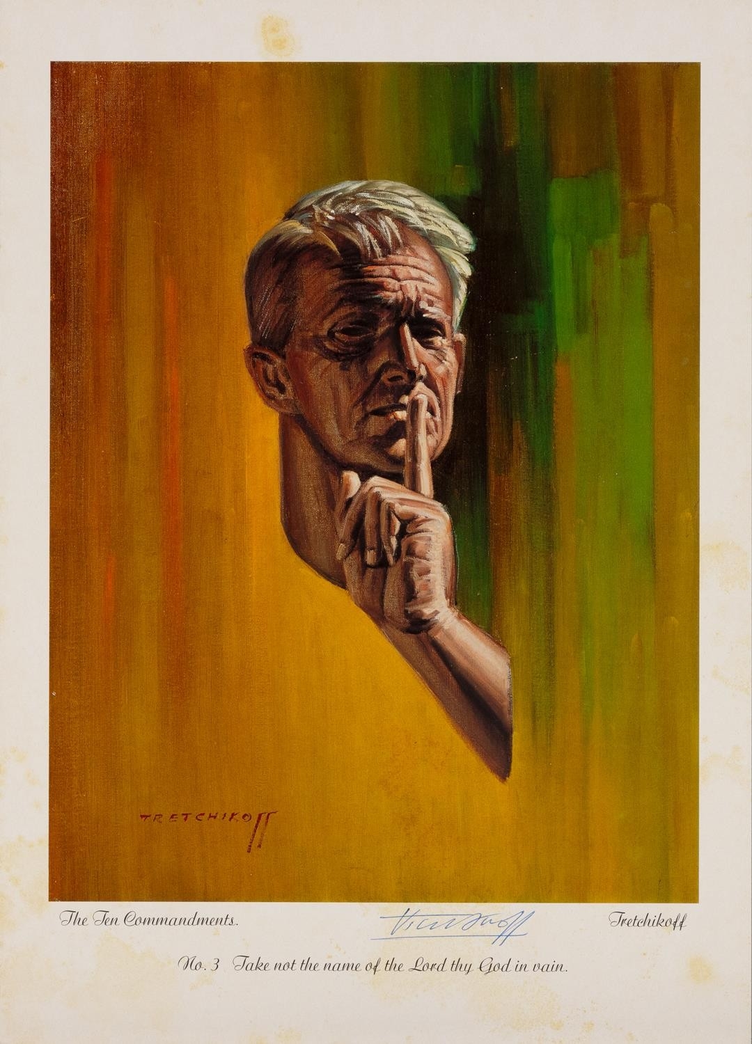 Vladimir Tretchikoff | THE TEN COMMANDMENTS BY TRETCHIKOFF, ten in the ...