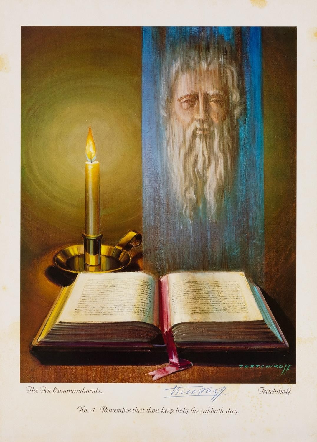 Vladimir Tretchikoff | THE TEN COMMANDMENTS BY TRETCHIKOFF, ten in the ...