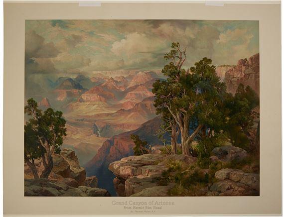 Thomas Moran | The Rio Virgin, Southern Utah (1917) | MutualArt
