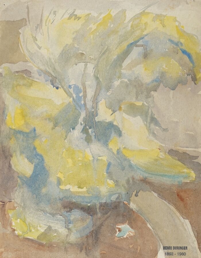 Henri Duringer | Ensemble de quatorze dessins et aquarelles sur papier ...