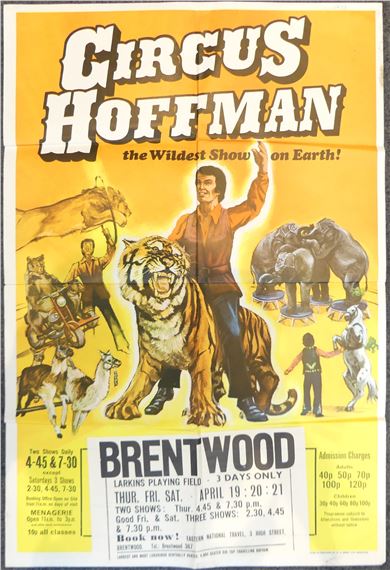 E. Berry | Circus Hoffman - a vintage colour lithographic poster ...
