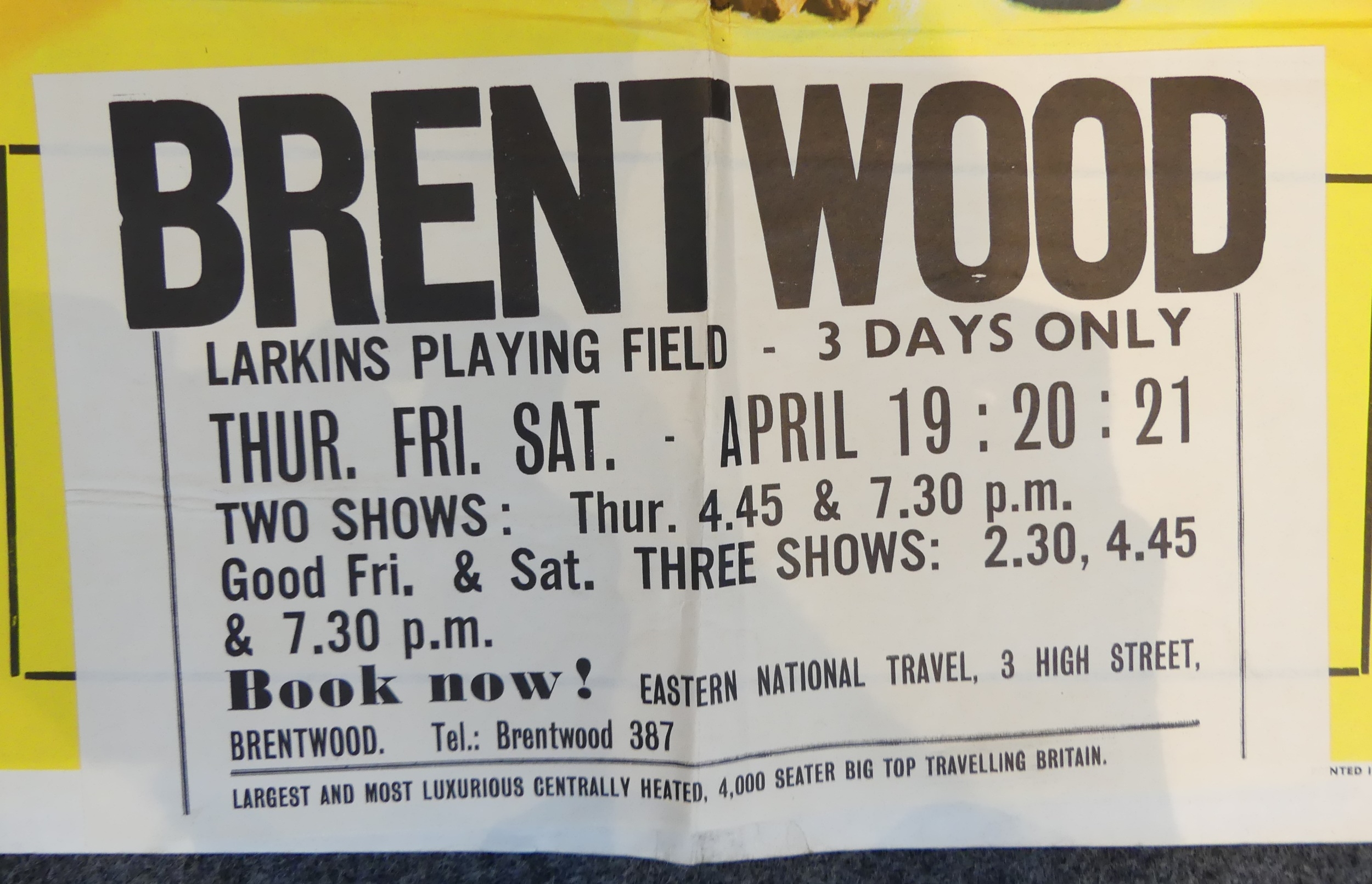 E. Berry | Circus Hoffman - a vintage colour lithographic poster ...