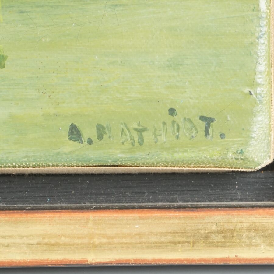 Alain Mathiot | Machine agricole, botte de paille et vélo | MutualArt