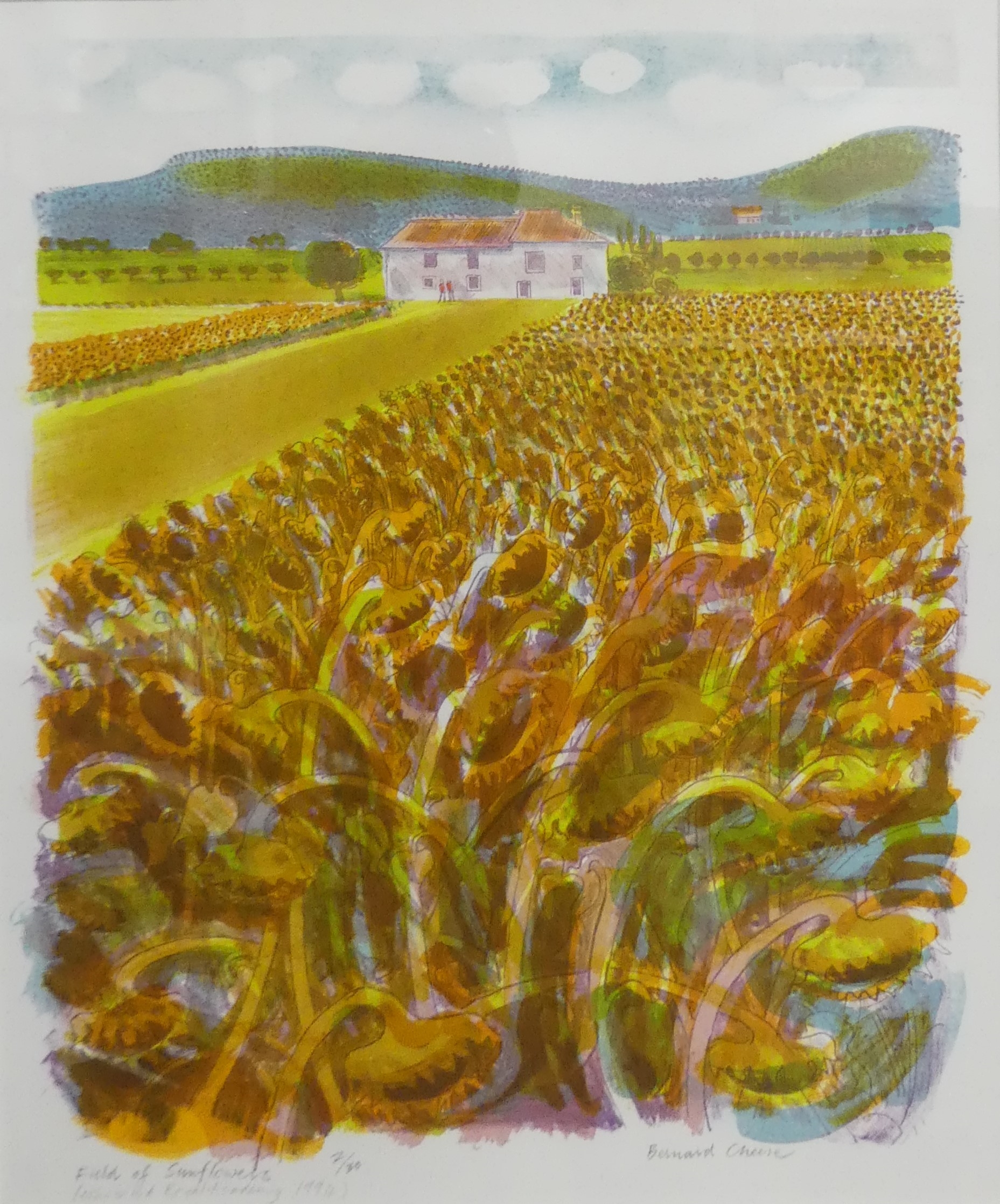 Bernard Cheese | Field of sunflowers | MutualArt