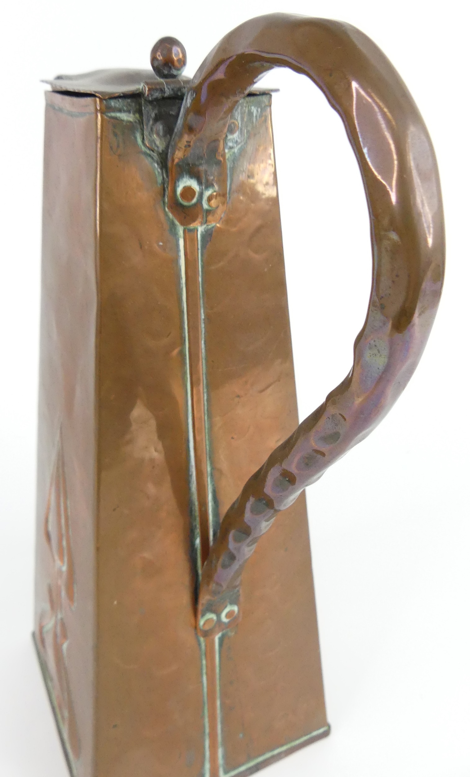 Newlyn School | Probably Newlyn School - an Arts & Crafts copper single ...
