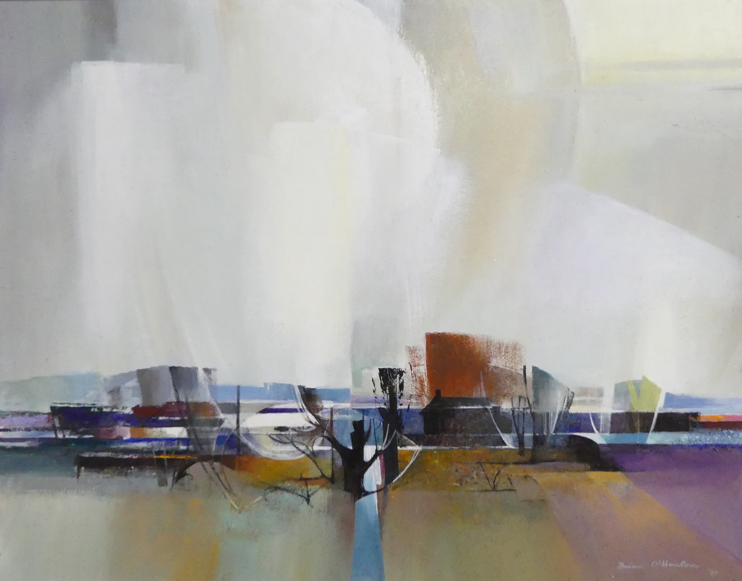 Brian O'Hanlon | Brian O'Hanlon - Block colour landscape (77) | MutualArt