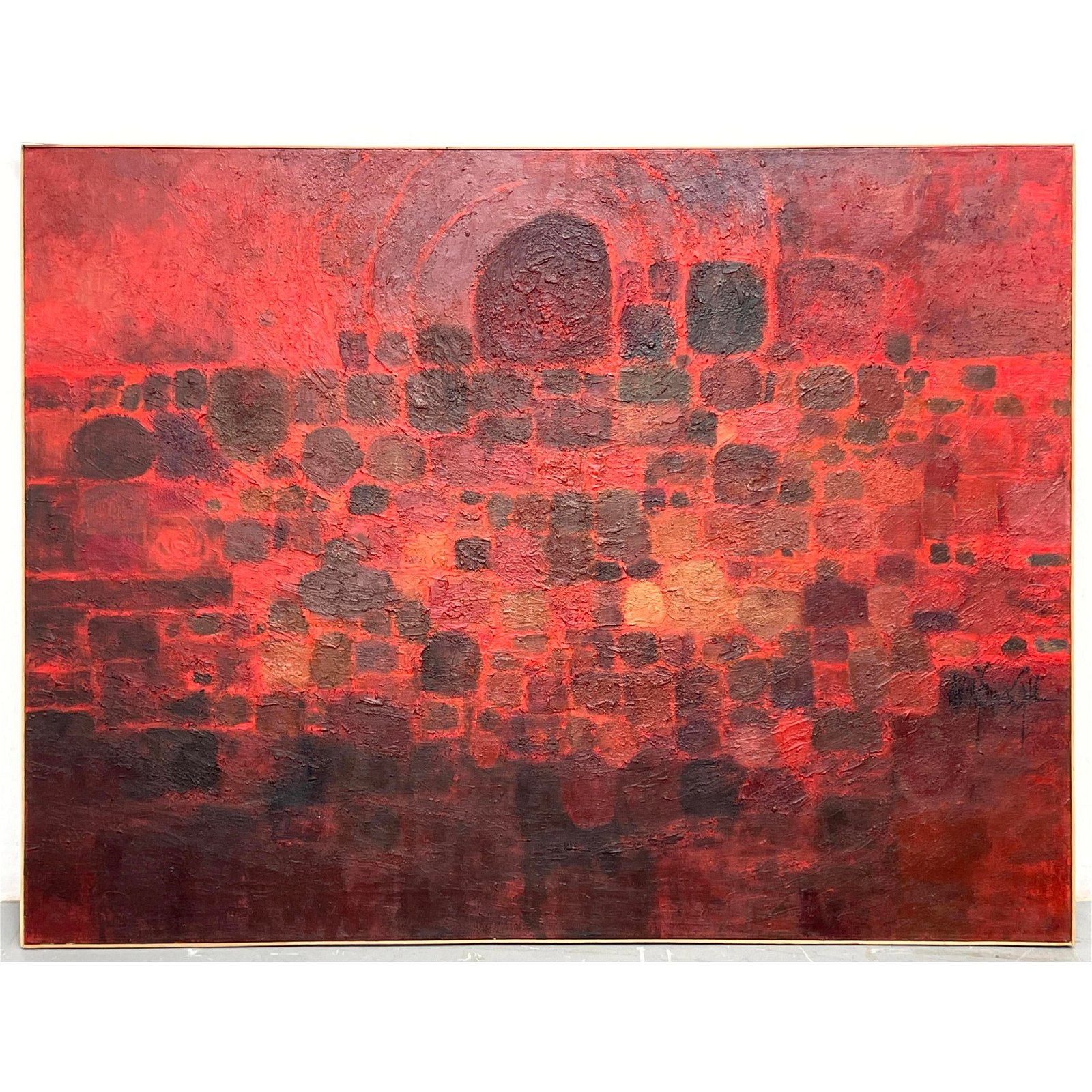 Young-Il Ahn | Youngil Ahn abstract painting 1960's signed (18) | MutualArt