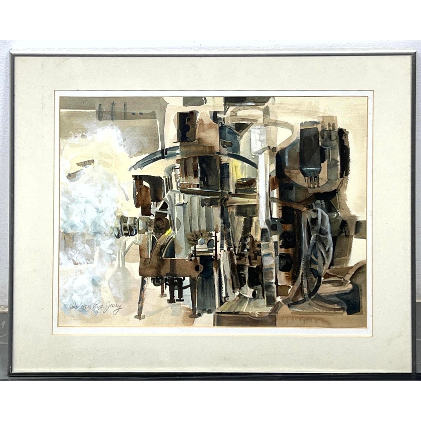 Dolores Pye Josey | Dolores Pye Josey Watercolor Painting. Signed ...