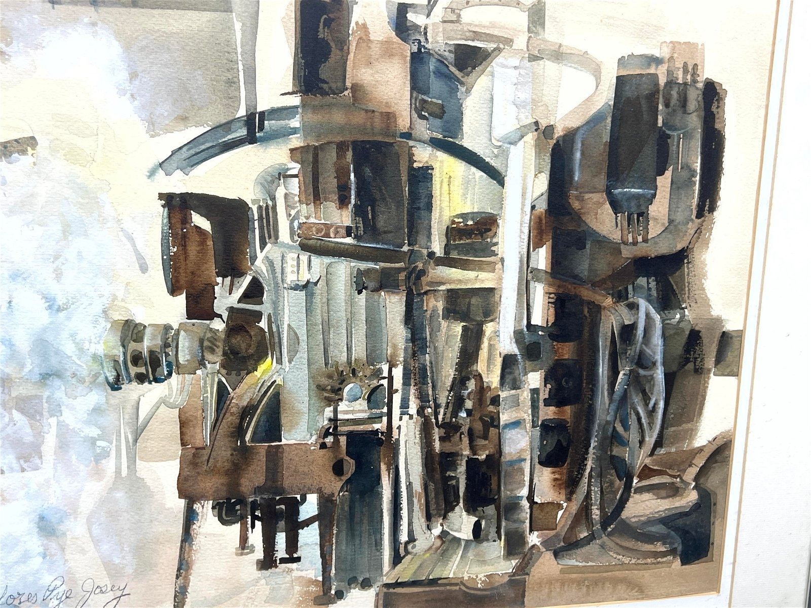 Dolores Pye Josey | Dolores Pye Josey Watercolor Painting. Signed ...