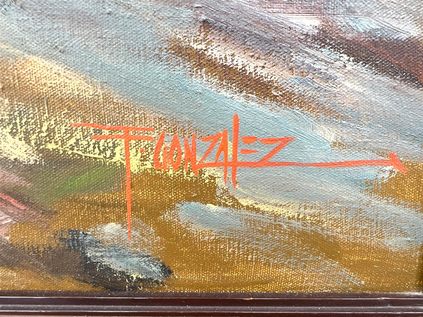 F. Gonzalez | F. Gonzalez Painting on Canvas. Country garden (18 ...